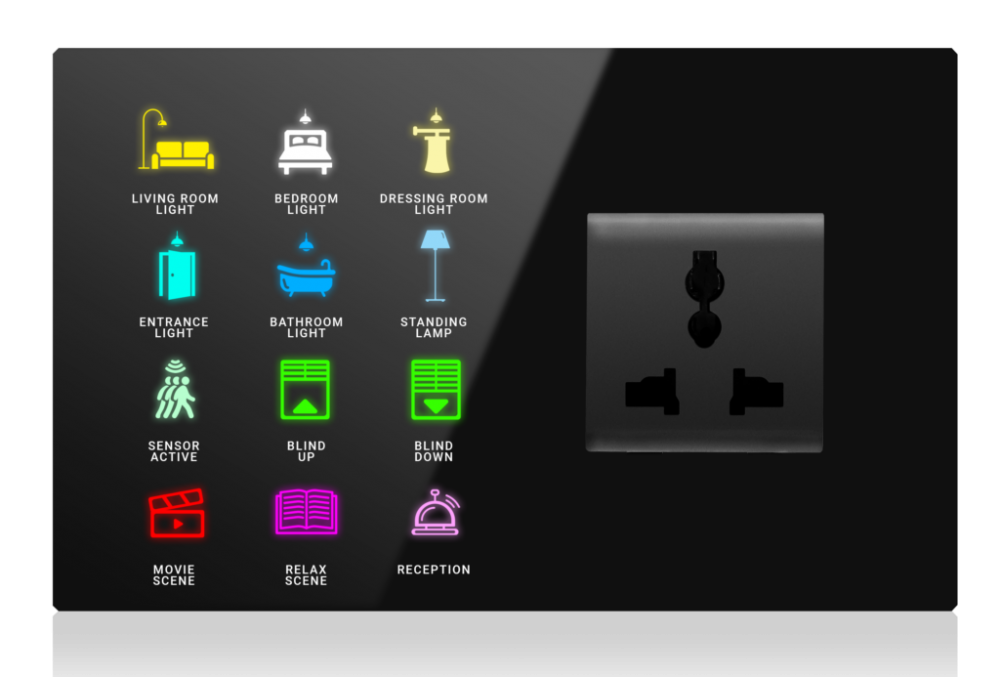 EAE Mona Touch Bedside Panel – Smart Bedside Control Unit - Letronic