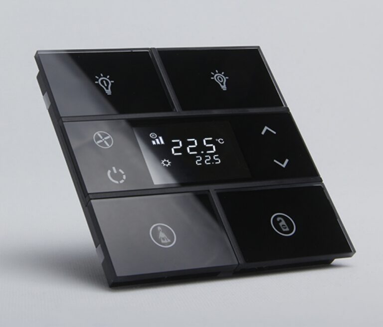 EAE Rosa Crystal Touch Thermostat – Stylish KNX Climate Control - Letronic
