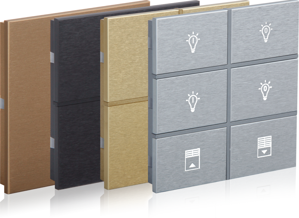 EAE Rosa Metal Touch Switches – Elegant KNX Control Panels - Letronic